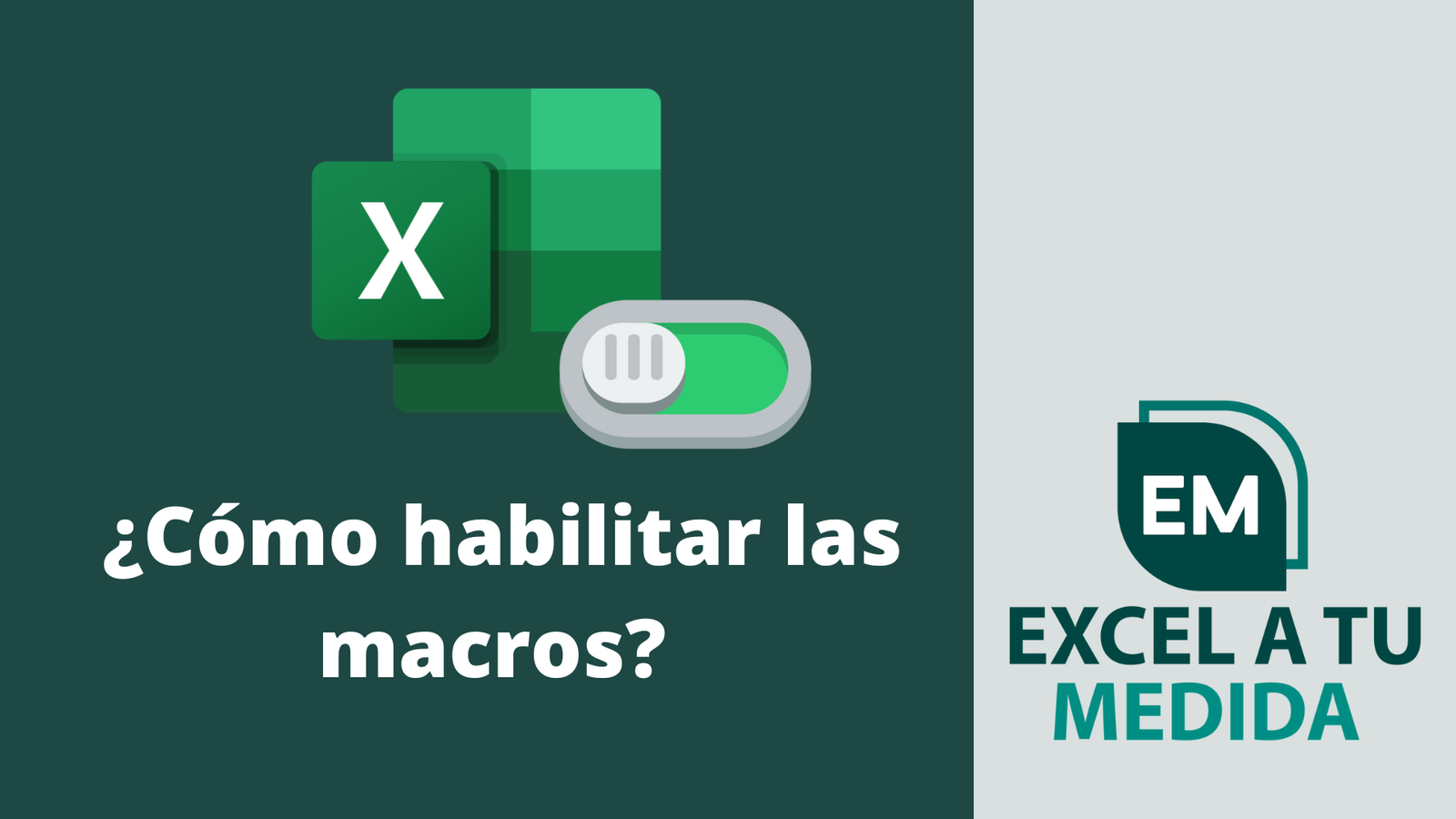 ¿Macros de Excel deshabilitadas? Cómo habilitar las macros | Excel a tu ...