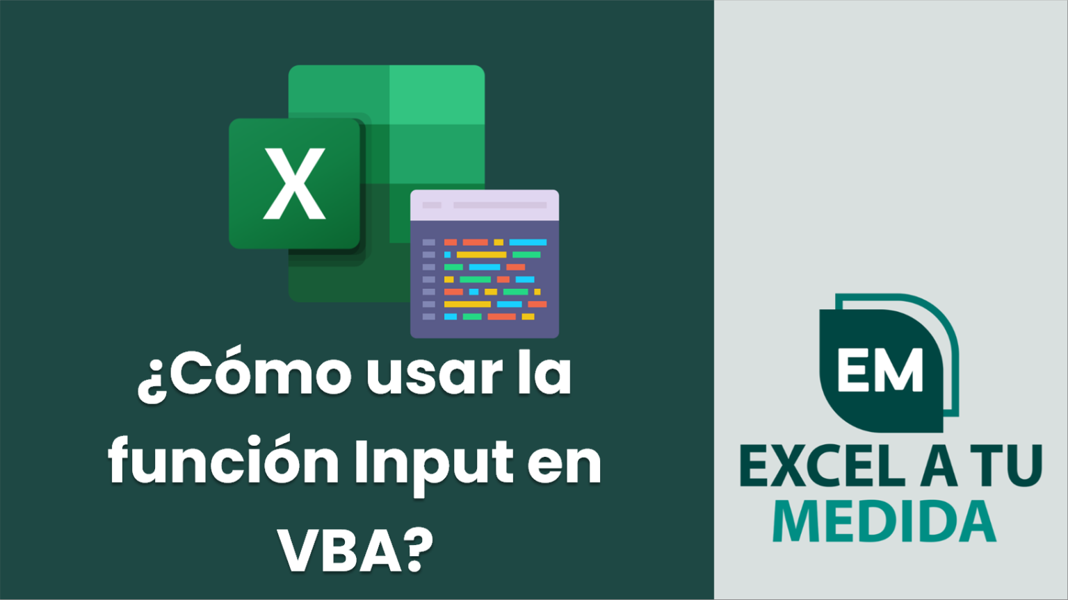 ¿Cómo usar la función Input en VBA? | Excel a tu medida