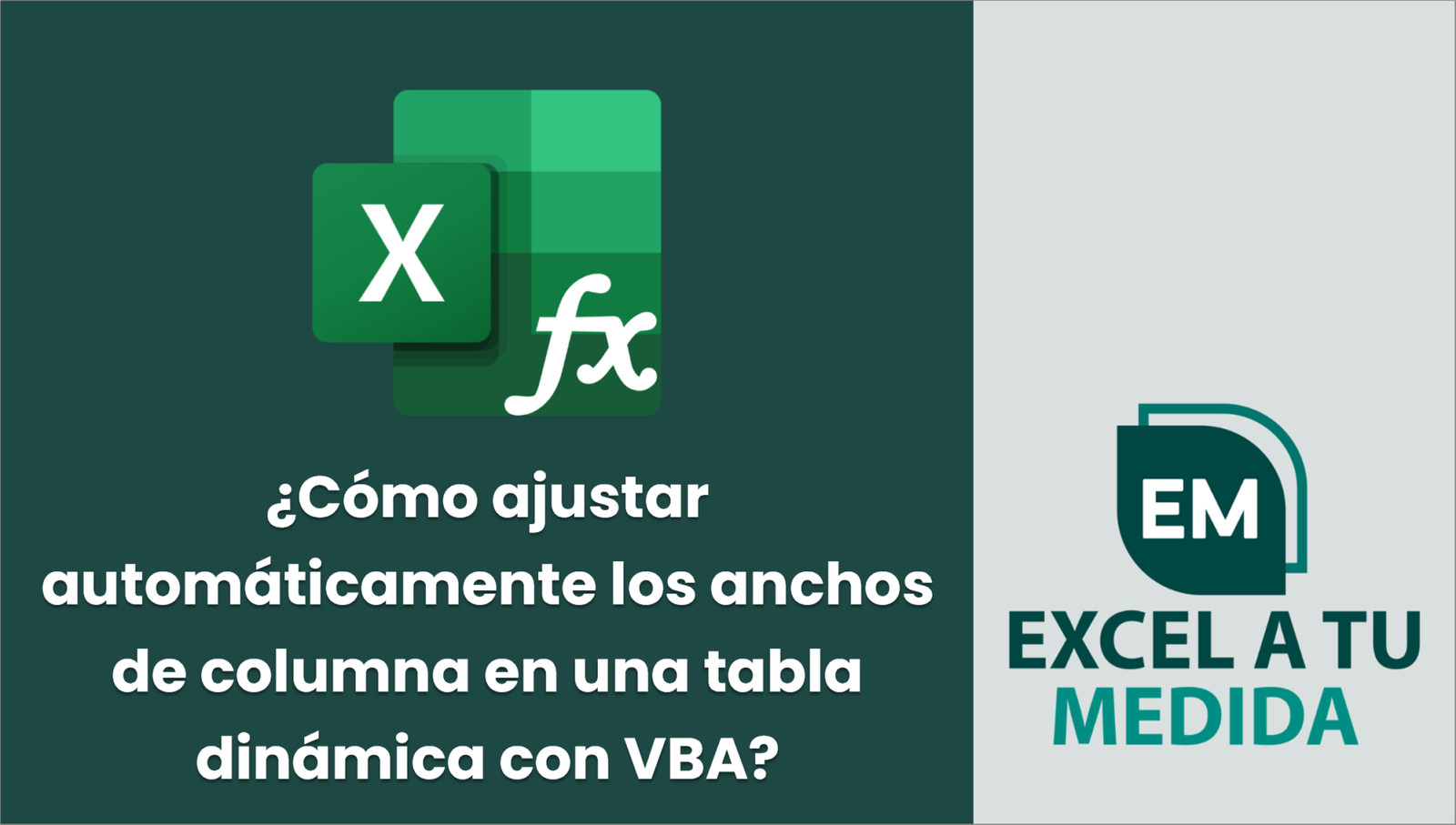 ¿Cómo ajustar automáticamente los anchos de columna en una tabla dinámica con VBA? | Excel a tu ...