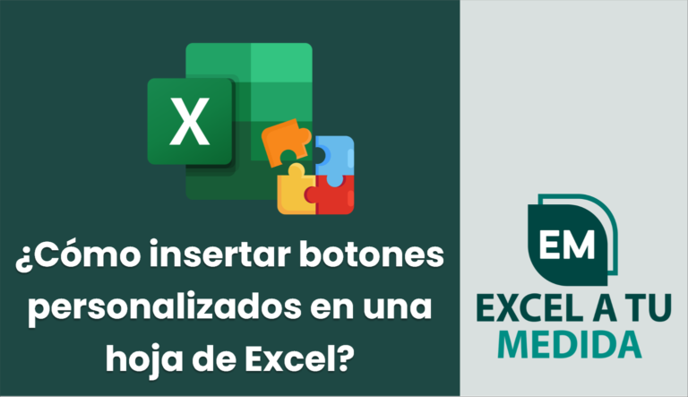 ¿Cómo insertar botones personalizados en una hoja de Excel? | Excel a ...
