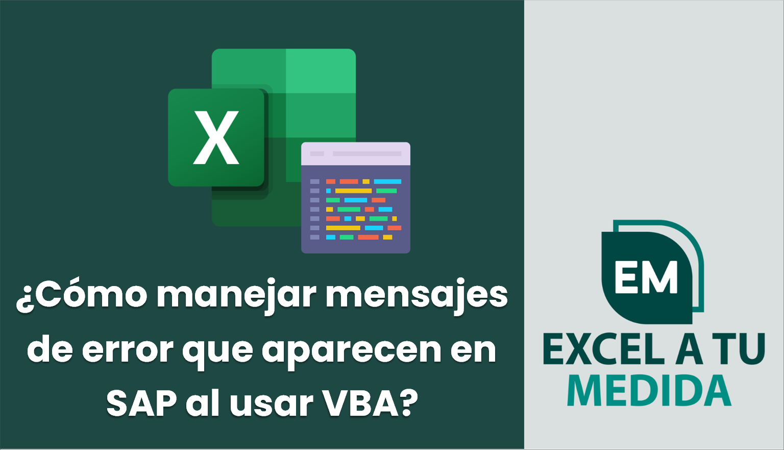 ¿Cómo manejar mensajes de error que aparecen en SAP al usar VBA ...